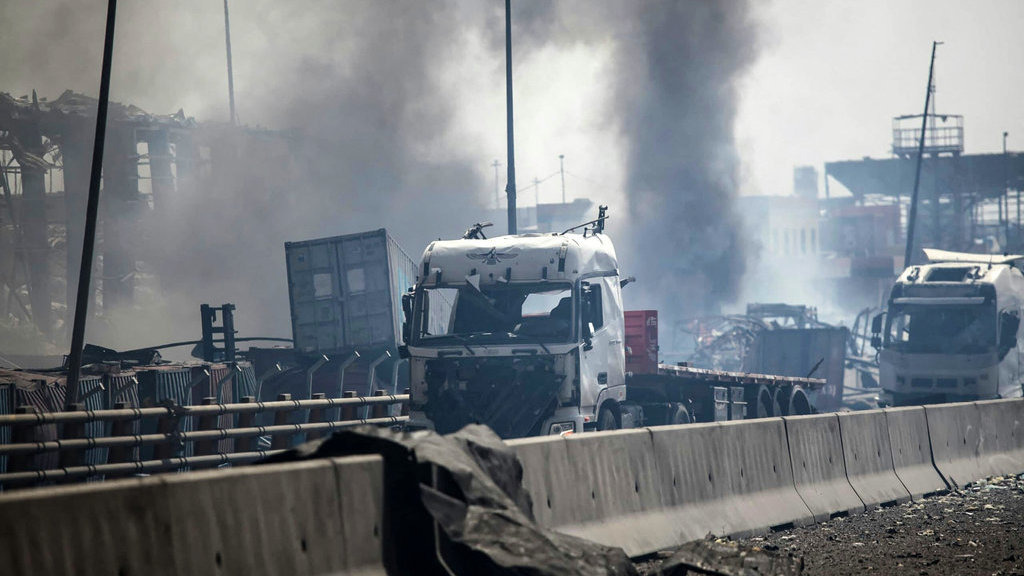 18 Orang Tewas akibat Ledakan di Pelabuhan Shahid Rajaei Iran