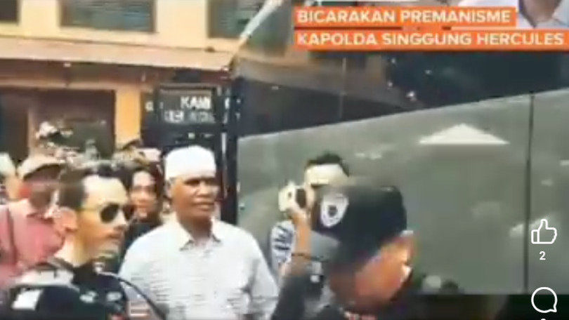 Hoaks Video Hercules Ditangkap Polisi pada 16 Mei 2025