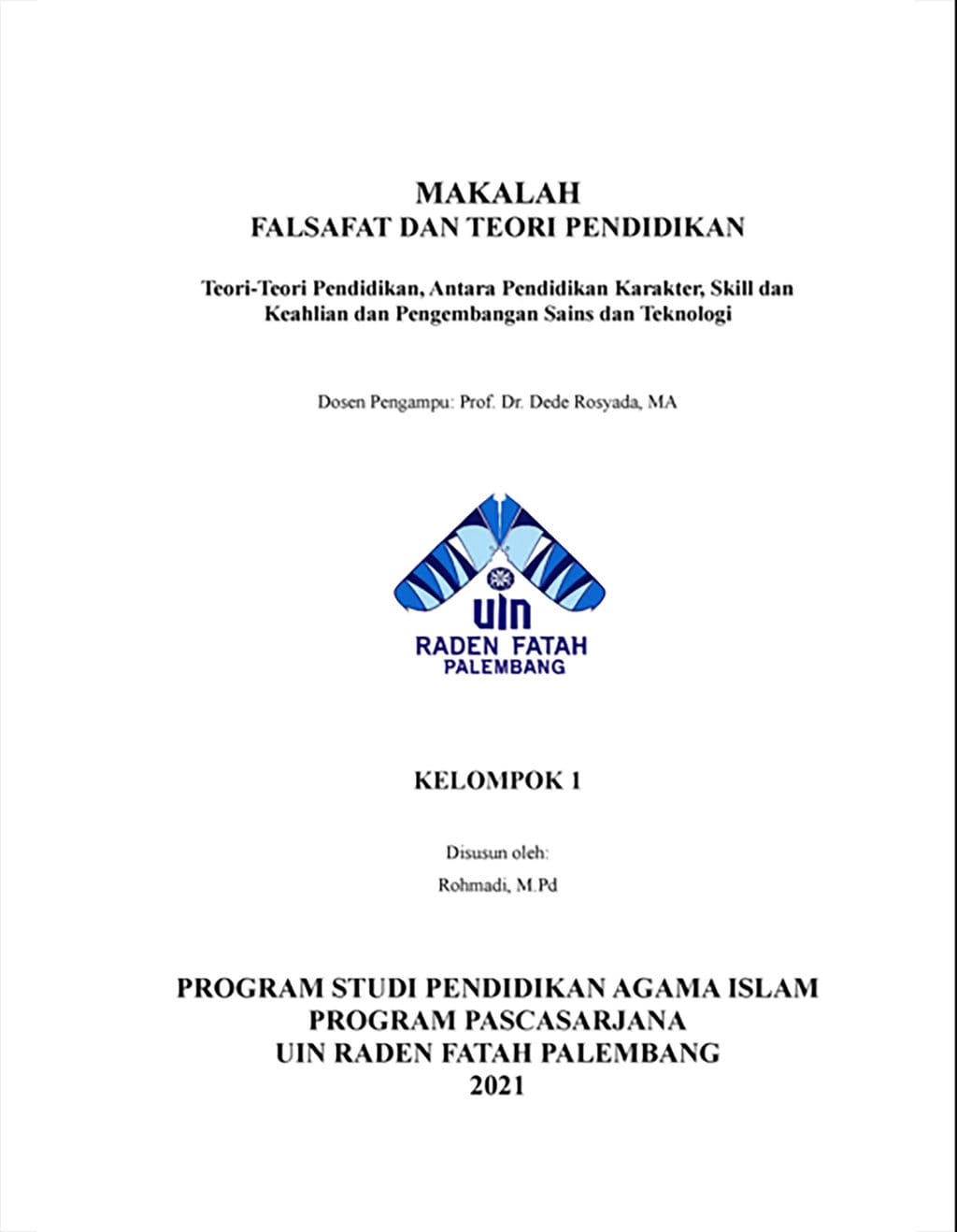 5 Contoh Cover Makalah Kuliah & Link Downloadnya PDF