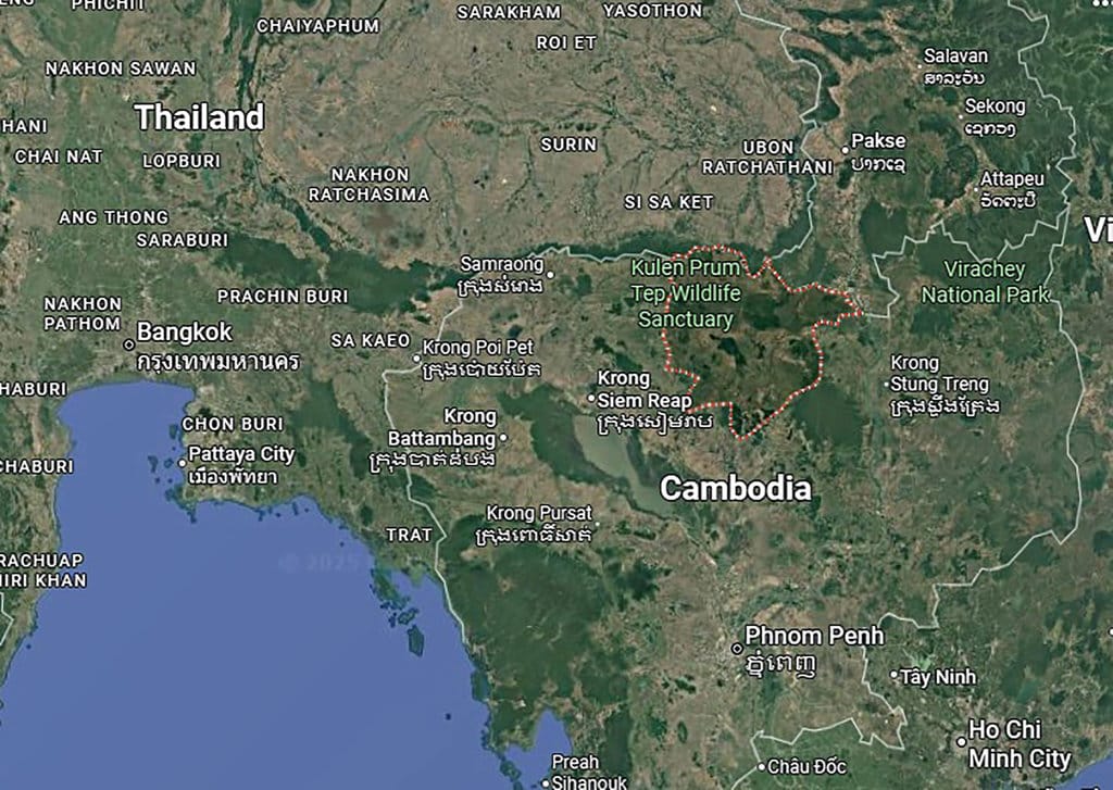 Peta Thailand-Kamboja & Letak Kuil Ta Moan yang Jadi Sengketa