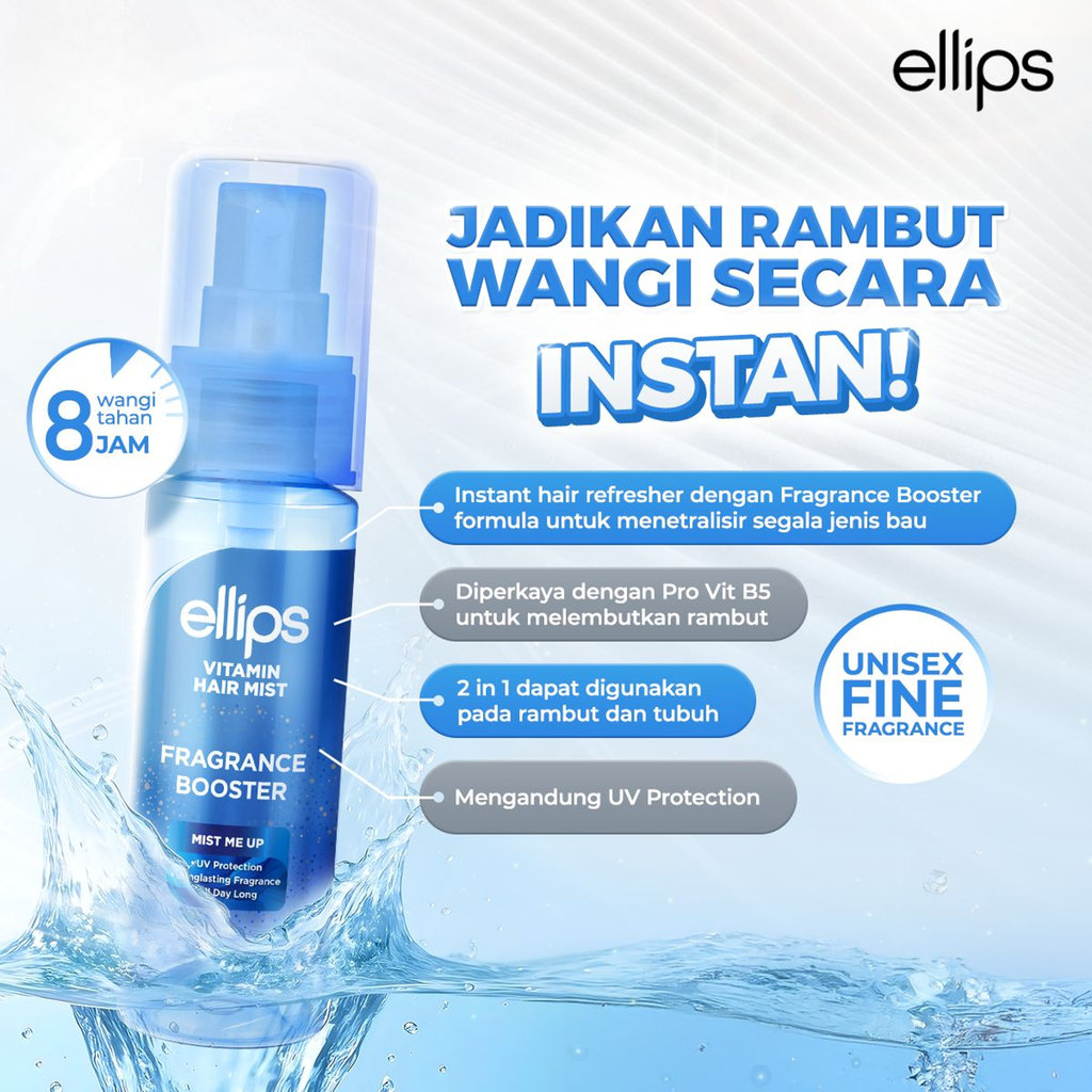 Ellips Hair Mist-Mist Me Up: Rambut Segar di Bulan Ramadhan