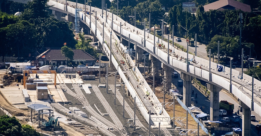 Pembangunan Depo MRT Lebak Bulus - Foto Tirto.ID