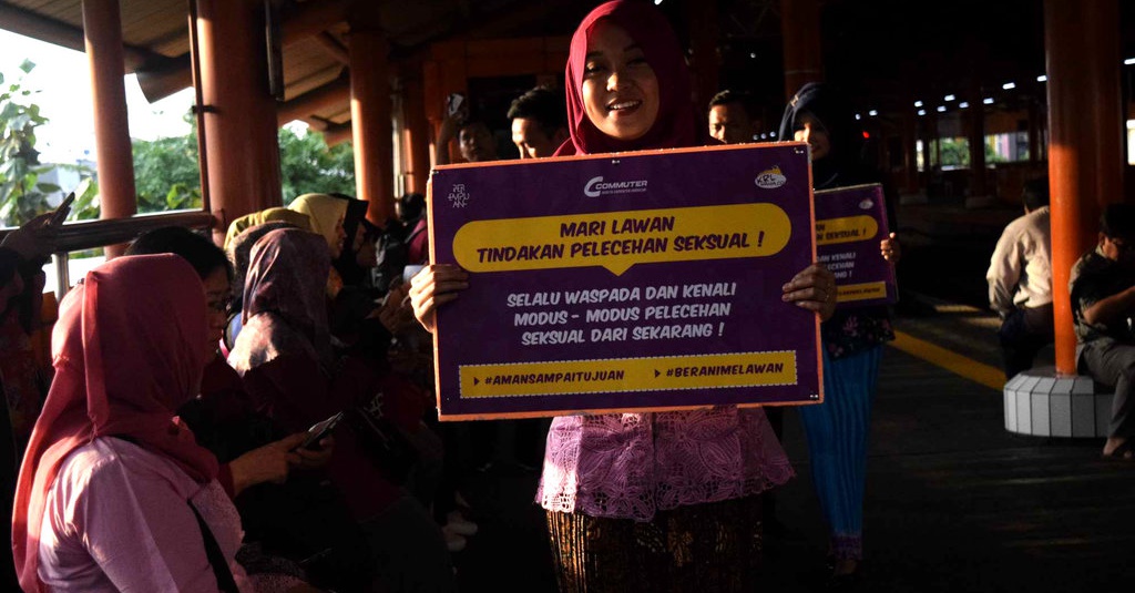 Kampanye Mencegah Pelecehan Seksual di Kereta
