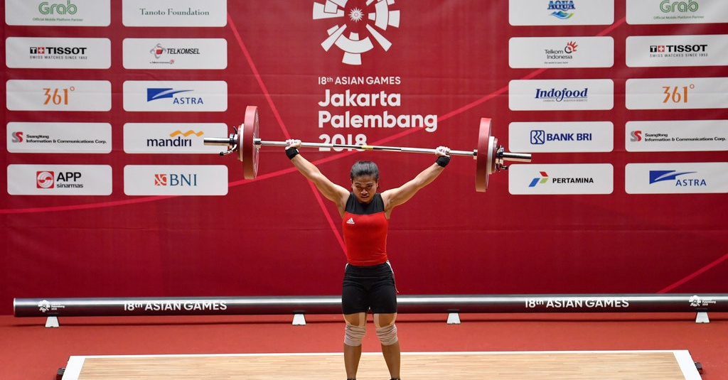 Asian Games 2018: Sri Wahyuni Sumbang Medali Perak dari Angkat Besi
