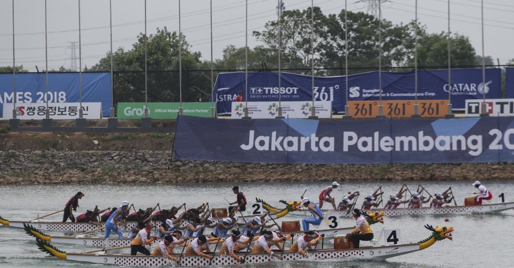 Indonesia Raih Perak di Perahu Tradisional 200 Meter Beregu Putri