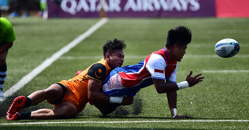 Rugby 7 Indonesia vs Malaysia-Foto Tirto.ID
