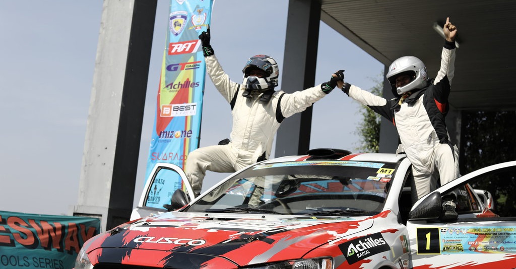 Team RFT Motorsport Sabet Juara 1 Kejurnas Sprint Rally 2018