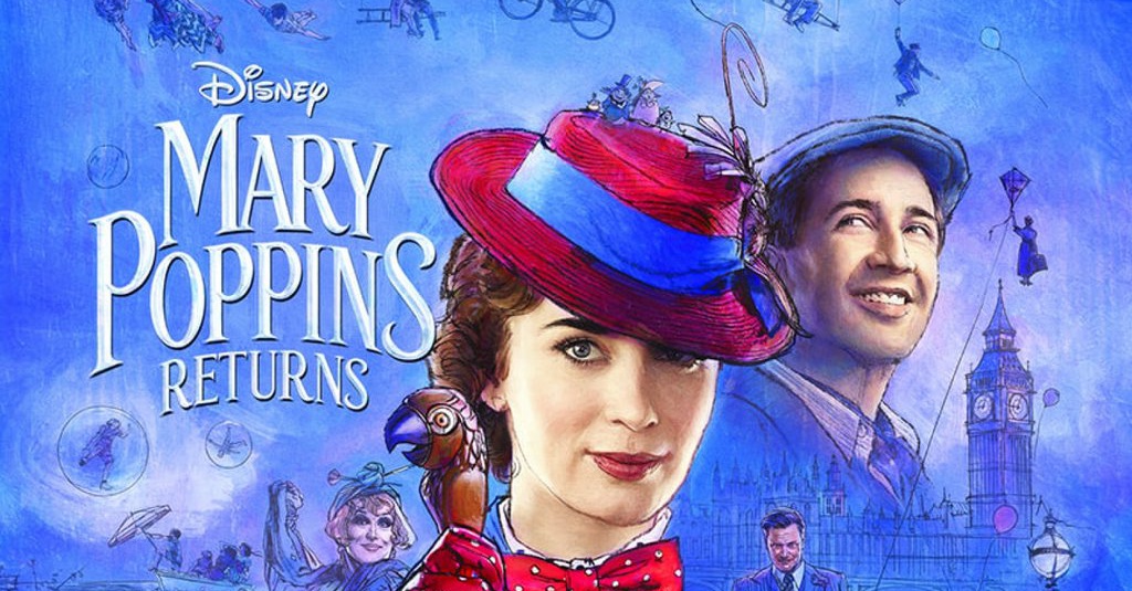 "Mary Poppins Return" Raih 4,8 Juta Dolar AS di Hari Pertama Tayang