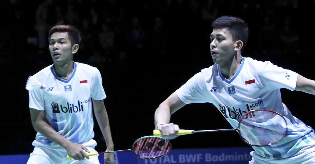 Hasil Malaysia Open 2019: Marcus/Kevin Tumbang di Tangan Fajar/Rian