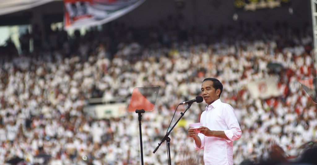 Kampanye Jokowi pada Pilpres 2019: Malu-malu di Ruang Tertutup Kampanye Jokowi pada Pilpres 2019: Malu-malu di Ruang Tertutup