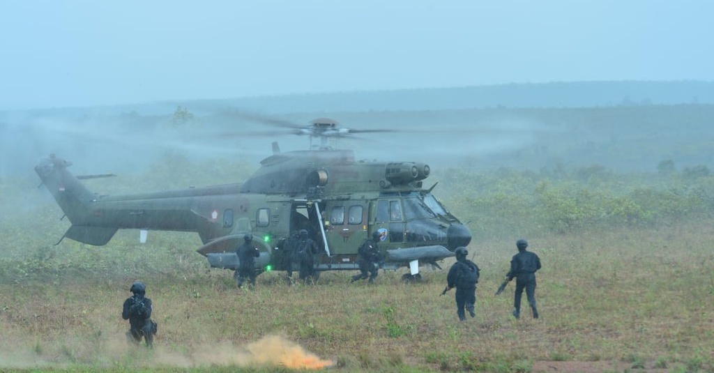 Koops AU I Gelar Latihan Manuver sebagai Bentuk Kesejahteraan TNI