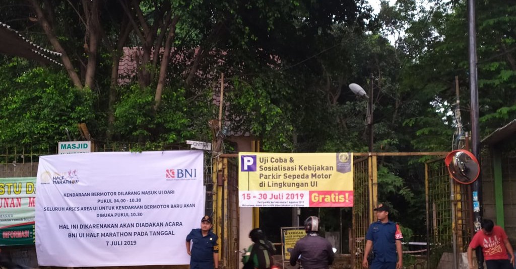 UI: Uji Coba Parkir Berbayar Hingga 31 Juli Diterapkan Bertahap