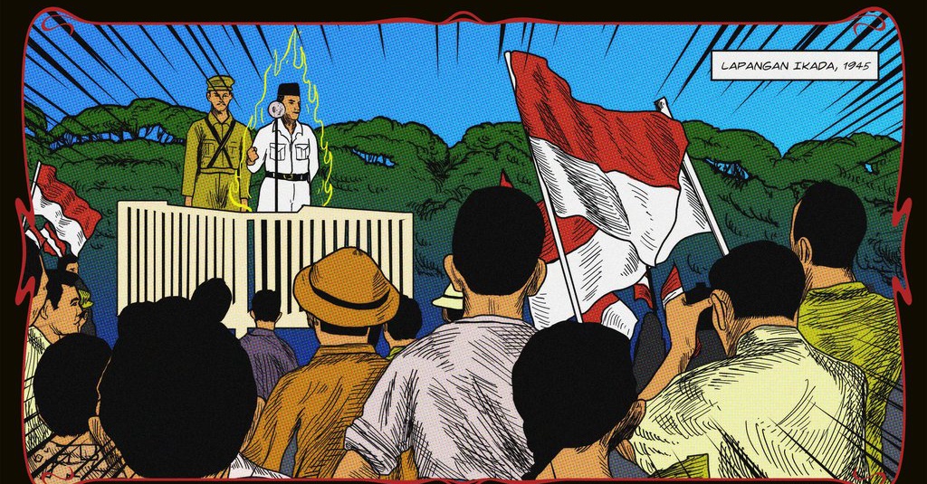 Rapat Raksasa Ikada Digelar di Bawah Ancaman Senjata Jepang
