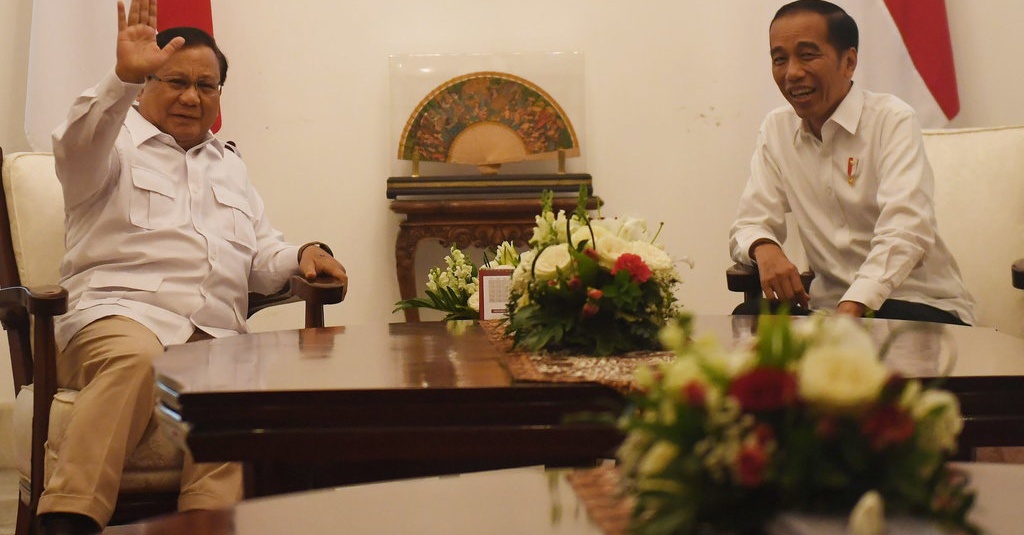Bertemu Prabowo, Jokowi: Gerindra Kemungkinan Masuk Koalisi Bertemu Prabowo, Jokowi: Gerindra Kemungkinan Masuk Koalisi