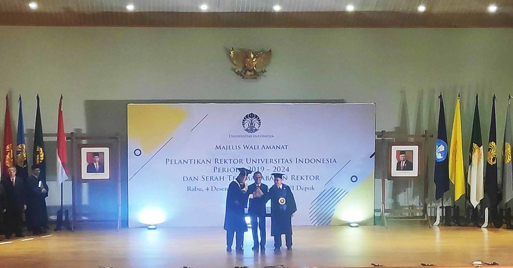 Ari Kuncoro Resmi Jadi Rektor UI