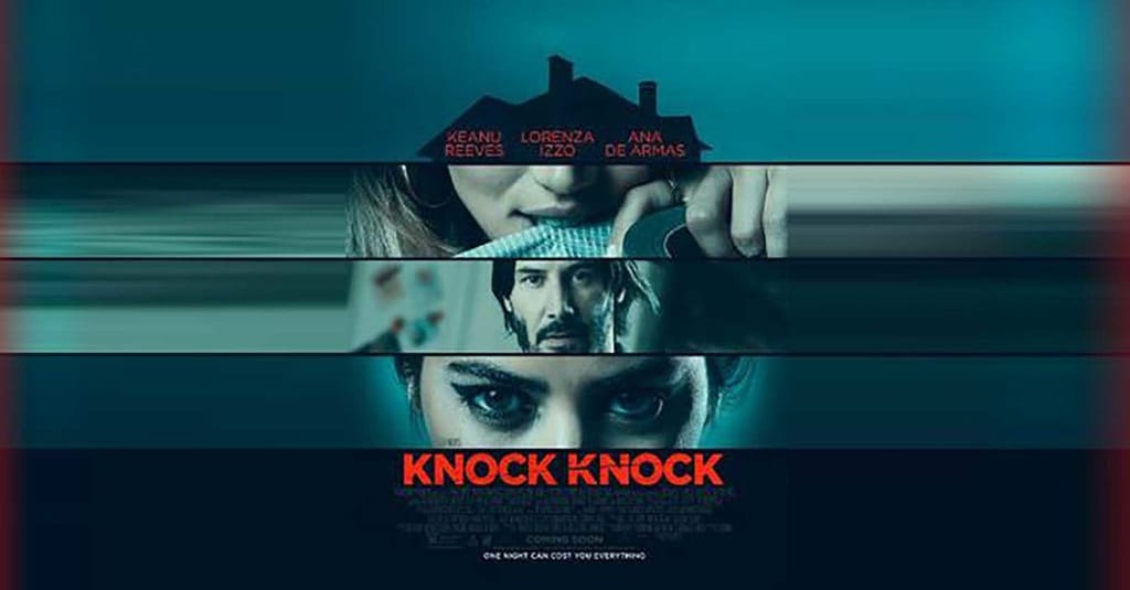 Sinopsis Knock, Knock: Kisah Keanu Reeves Dijebak Dua Gadis Cantik