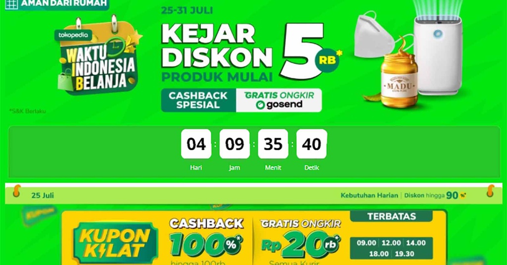WIB TV Show Tokopedia Juli 2021: Belanja dengan Promo Akhir Bulan