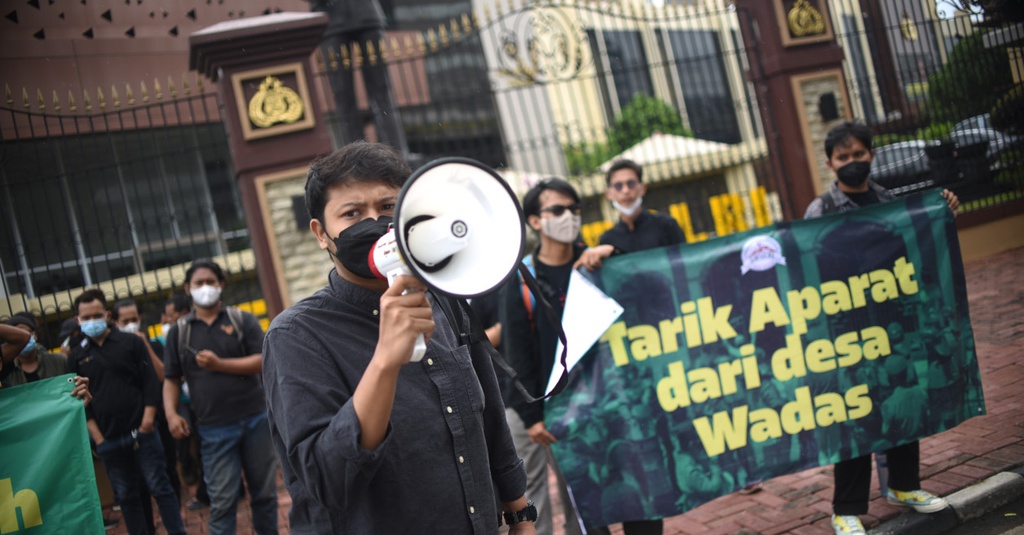 Warga Wadas Tuntut Aparat Polisi Segera Ditarik dari Desa Wadas