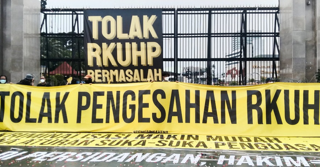Aliansi Masyarakat Sipil Ancam Demo Besar Bila Dpr Sahkan Rkuhp