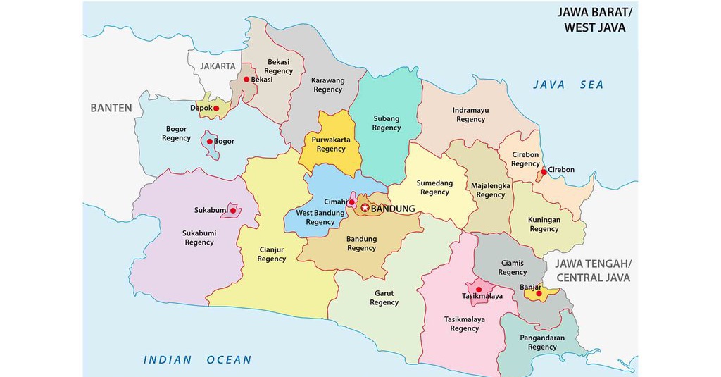 Profil Provinsi Jawa Barat: Letak Geografis, Sejarah, dan Peta