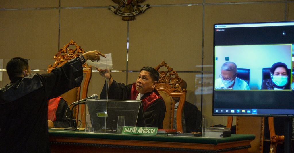 KY Pantau Langsung Persidangan Suap Penanganan Perkara di MA KY Pantau Langsung Persidangan Suap Penanganan Perkara di MA