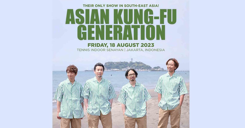 Link Tiket Konser Asian Kung-fu Generation di Jakarta & Harganya