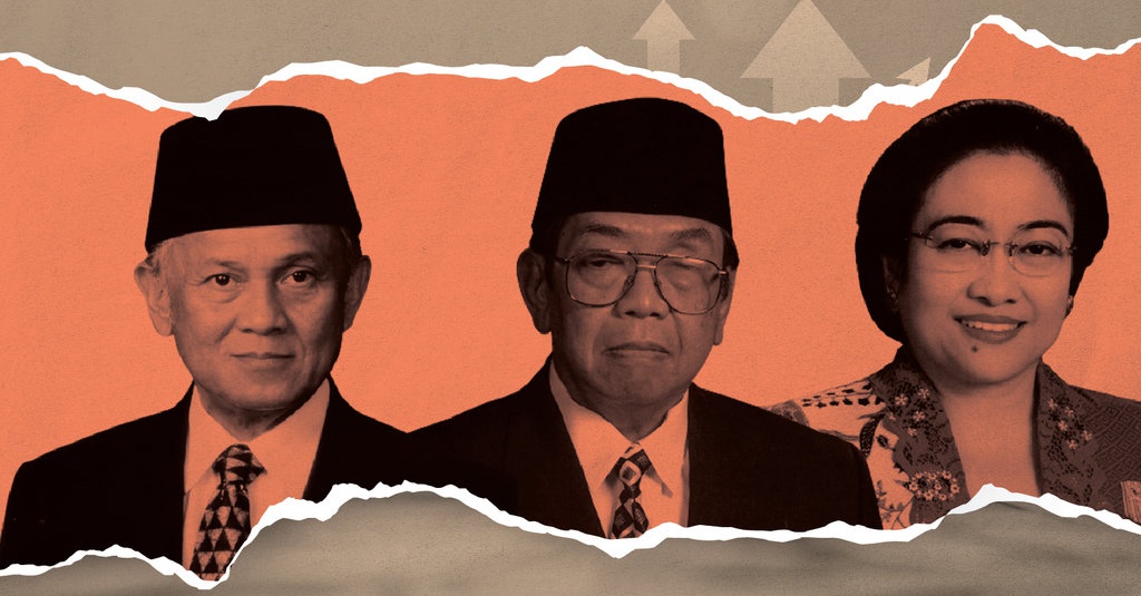 Imbas Krisis Moneter, Ekonomi Era Habibie hingga Megawati Mandek