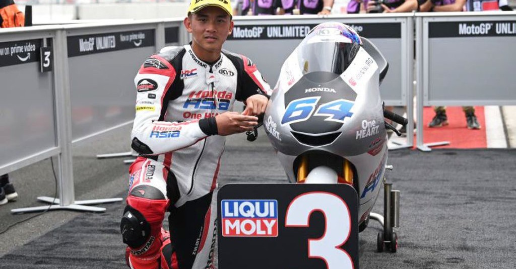 Profil Mario Aji Pembalap Nomor 64 di Moto3: Apa Bisa ke Moto2?