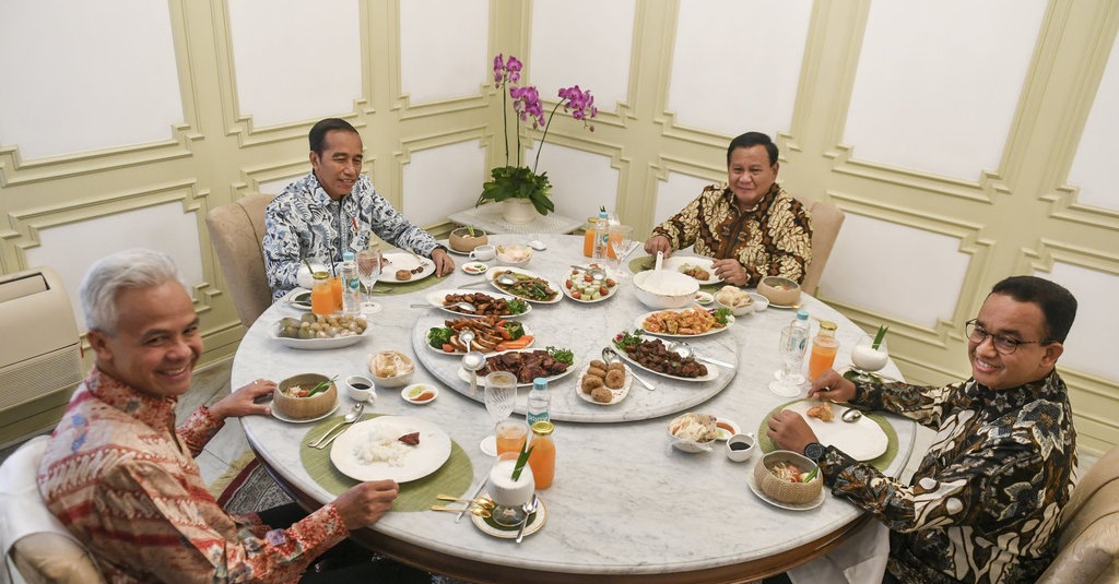 Jokowi: Jangan Sampai di Atas Makan Bersama, Tapi di Bawah Ribut
