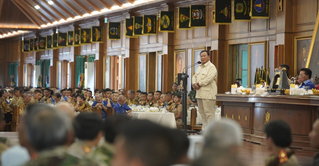 Menhan Prabowo Hadiri Reuni Emas Akabri 1973 Menhan Prabowo Hadiri Reuni Emas Akabri 1973