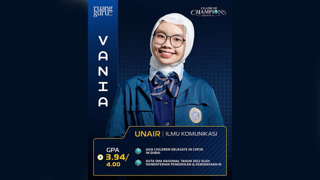 Profil Vania Clash of Champions 2, Prestasi, & Fakta Menariknya
