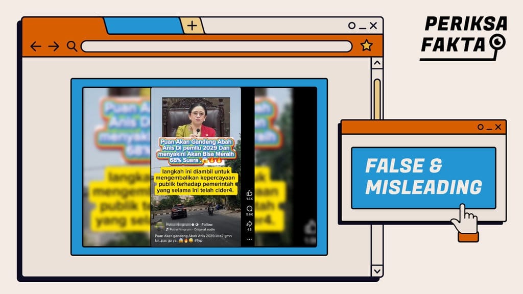 Hoaks Puan Maharani Gandeng Anies Baswedan di Pemilu 2029