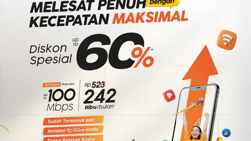 Oxygen.id Diskon Hingga 60%: Saatnya Upgrade Internet Rumah!
