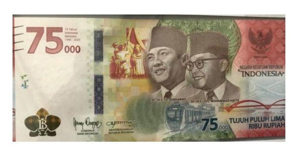 Arti Gambar di Uang Pecahan Rp75 Ribu yang Diresmikan Saat HUT RI