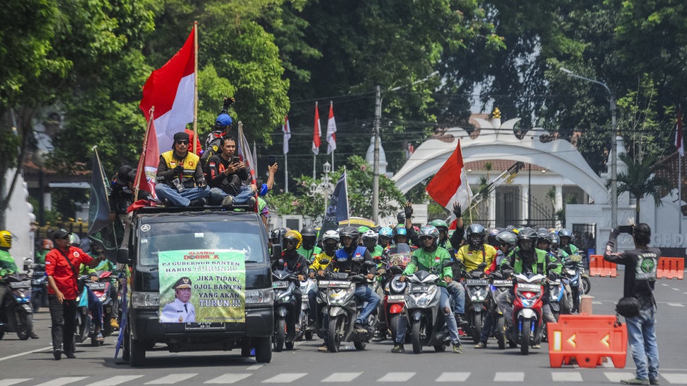 Titik Lokasi Demo Ojol Hari Ini dari Kemenhub hingga Istana