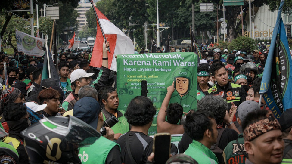 Rute Demo Ojol di Jakarta Hari Ini, Mana Saja yang Dilewati?