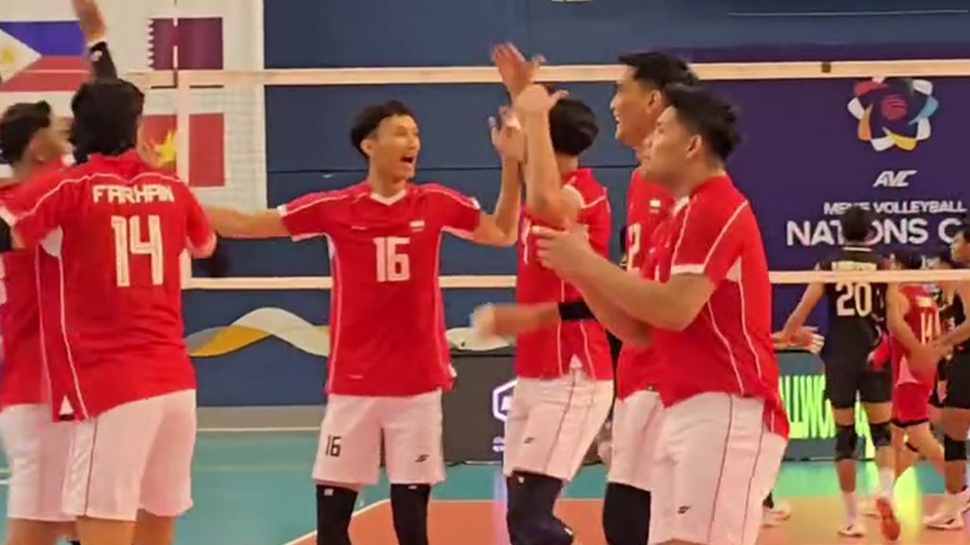 Hasil Voli Indonesia vs Vietnam 3-2 SEA V.League 2025 & Klasemen