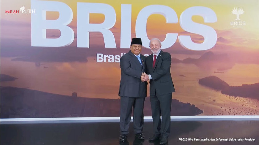 Presiden Prabowo Hadiri KTT BRICS 2025, Disambut Presiden Brasil