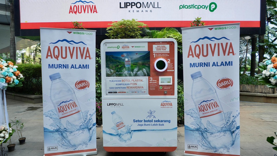 AQUVIVA-Plasticpay Resmikan RVM, Ajak Masyarakat Kelola Sampah