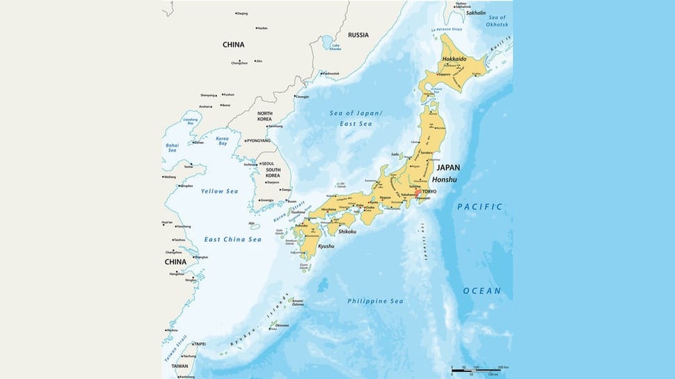 Peta Jepang & Kota yang Kena Tsunami karena Gempa Rusia