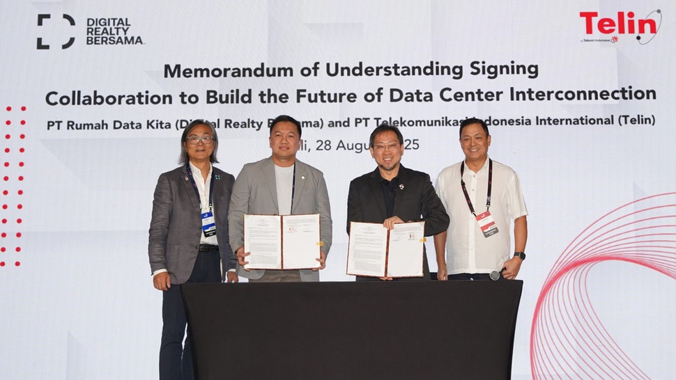 Telin & Digital Realty Kolaborasi Bangun Interkoneksi Pusat Data