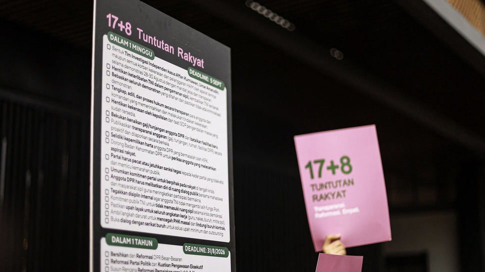 Deadline 17+8 Tuntutan Rakyat, Apakah Ada Demo 5 September?