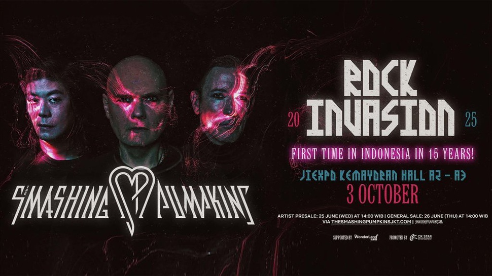 Rundown Konser The Smashing Pumpkins Jakarta 2025 dan Open Gate