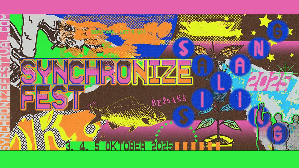 Rundown Synchronize Fest 2025 Day 1-3 dan Info Jam Open Gate