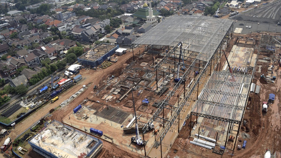 Proyek Pembangunan Depo MRT - Foto Tirto.ID