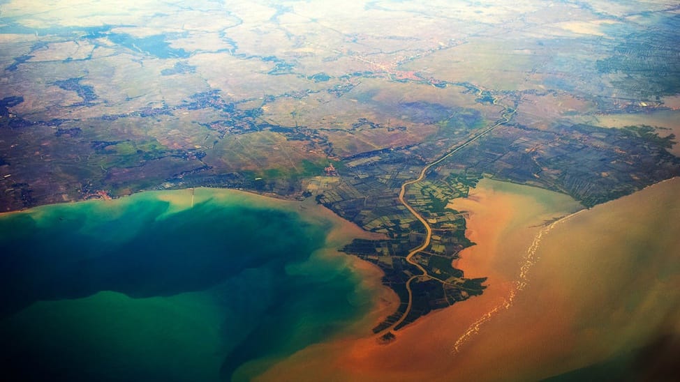 Lanskap Aerial Jalur Sungai Citarum - Foto Tirto.ID