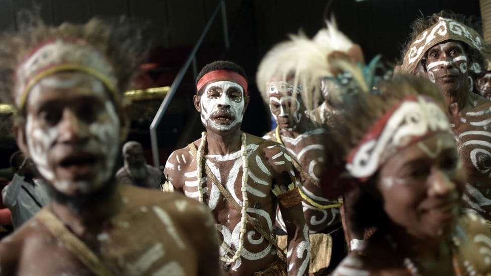 Pertunjukan Seni Tari asal Kampung Menarbu - Foto Tirto.ID
