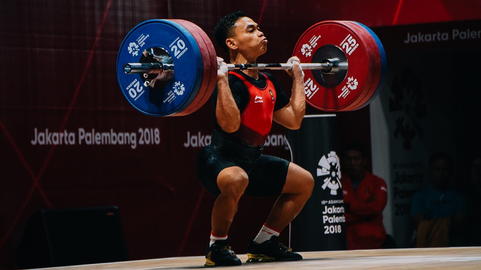Lifter Eko Yuli Irawan Gigit Emas Asian Games 2018