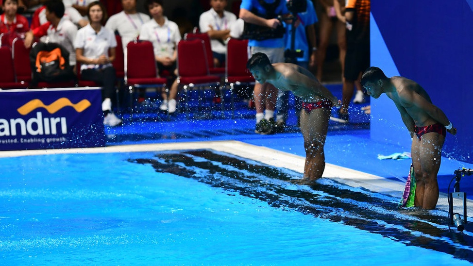 Indonesia Belum Beruntung di Final Lompat Indah Putra