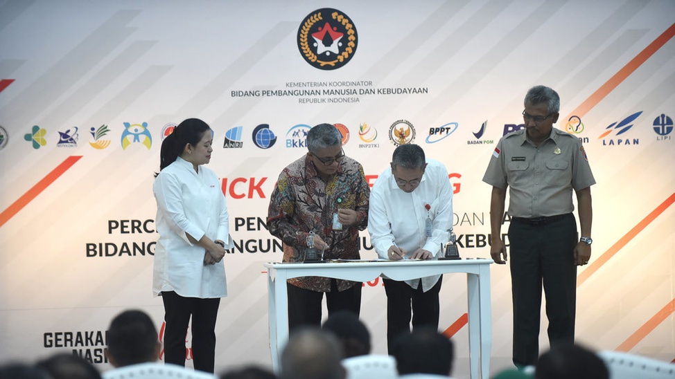 Puan Maharani Memimpin Kick Off Meeting di Kemenko PMK